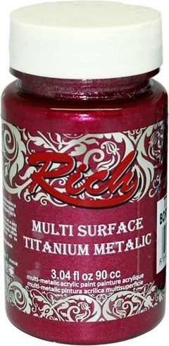 Rich Multi Surface Titanium Metallic Paint 90 Cc. N:2548 Claret Red ...