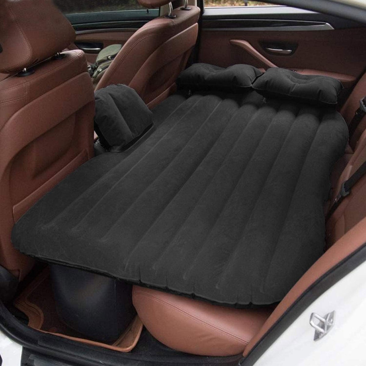 BUYERZONE WITH BZ (LOGO) BUYERZONE Premium Car Bed Inflatable with Pump ...