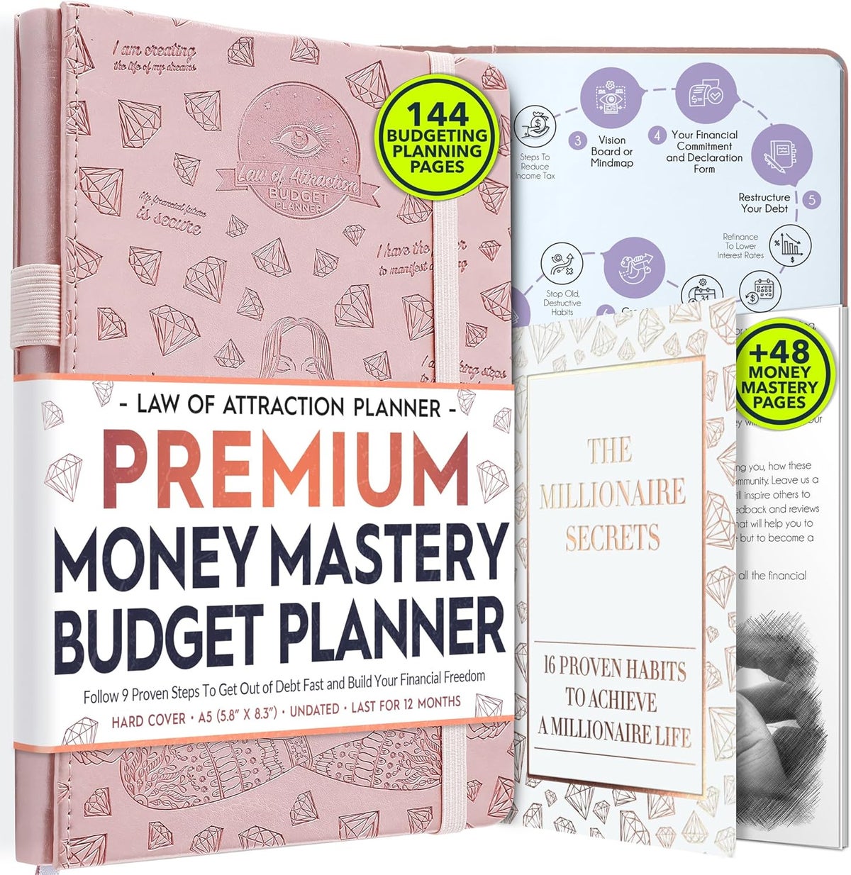 Freedom Mastery Budget Planner and Monthly Bill Organizer - Finance ...