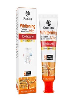 GUANJING Whitening Collagen Bamboo Charcoal Vitamin C Toothpaste 100g ...