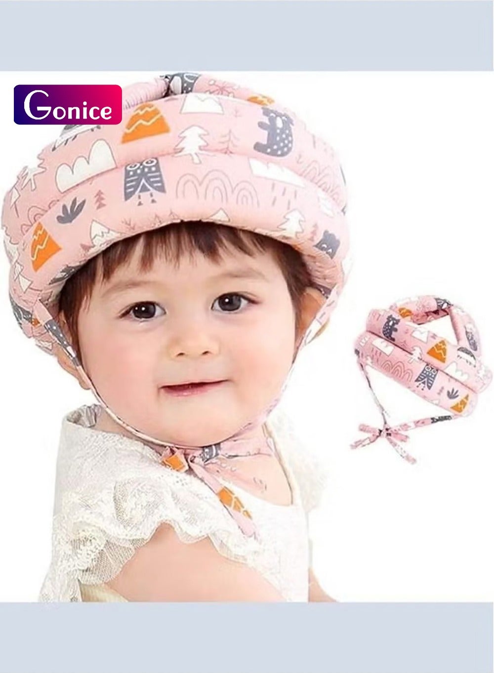 Gonice Baby Helmet for Crawling and Walking Infant Safety Helmet Head ...