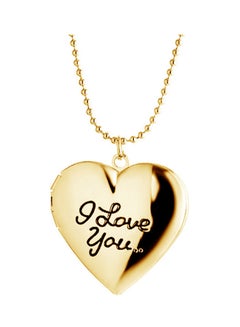 NIBEMINENT I Love You Photo Frame Heart Locket Pendant Necklace UAE ...