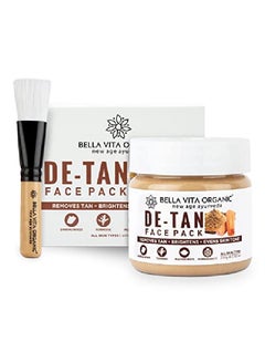 Bella Vita Organic De Tan Removal Face Pack For Glowing Skin, Oil ...