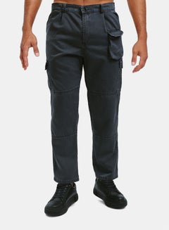 RAVIN Solid Grey Wide Leg Fit Jeans With Side Pocket | Best Price Egypt ...