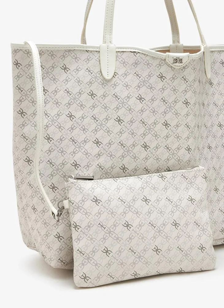 Sam Edelman Harper Monogram Mini Shopper Tote for Women | Best Price UAE