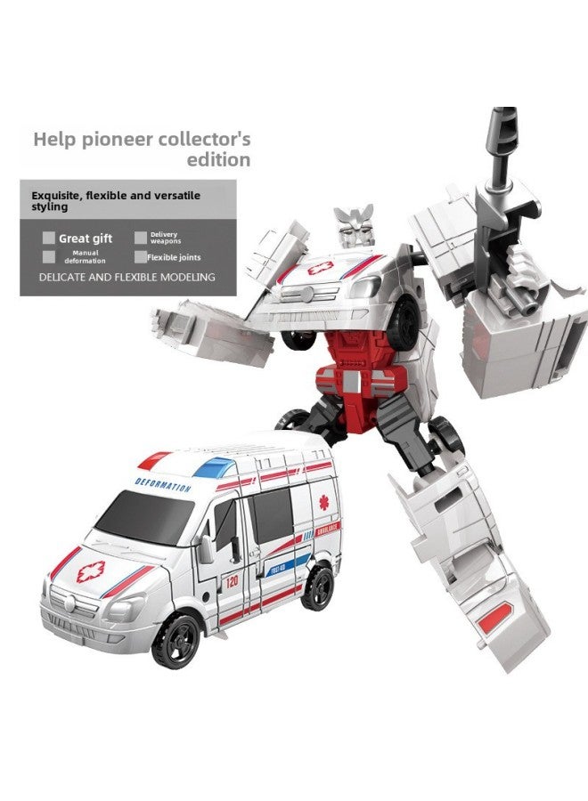 Generic Transfiguration Toy Model Car Flat Head Robot Qing Qin Hornets ...