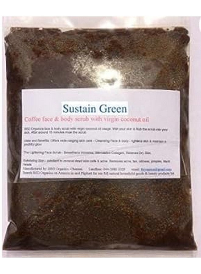 BSD Organics Sustain Green Coffee face & body scrub with virgin coconut ...