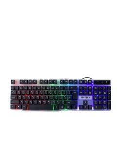 TP Keyboard Gaming Rainbow Backlit 7 Color Mixing light effect & Fixed ...