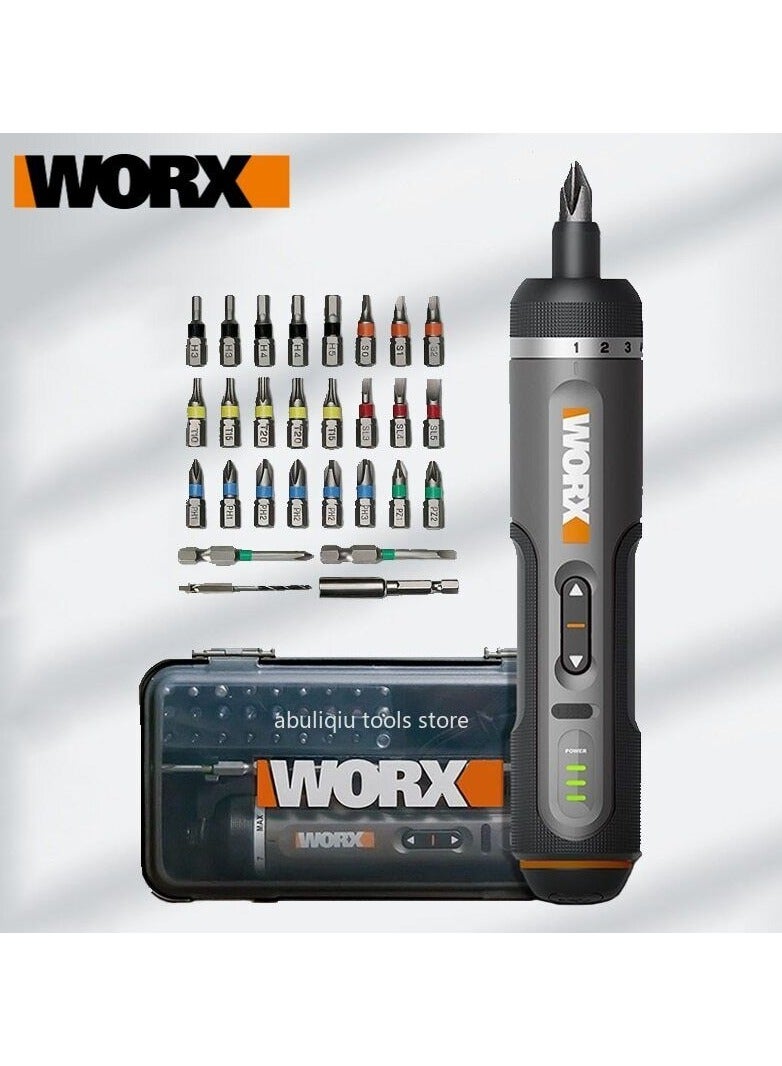 WORX Worx 4V Mini Electrical Screwdriver Set WX242 Smart Cordless ...