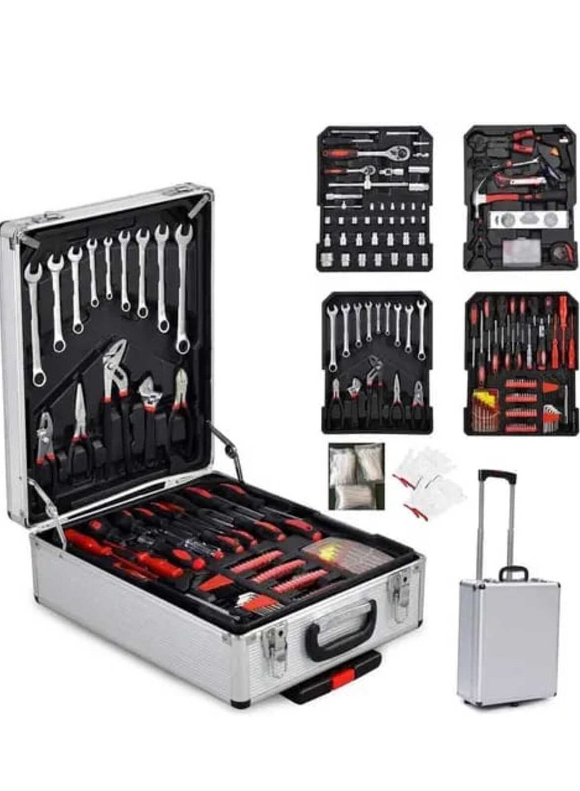 Generic Multi-purpose 187pcs Portable Hand Tool Kit Trolley Case ...