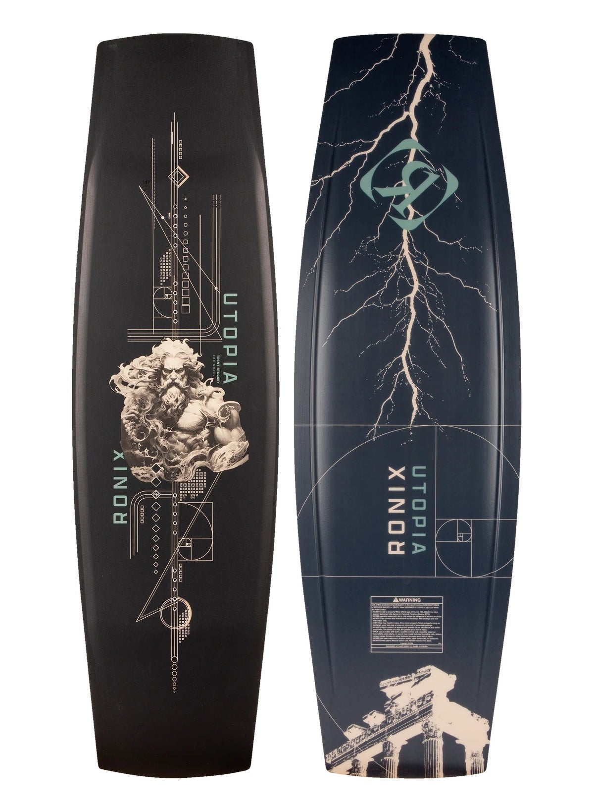 RONIX RONIX WAKEBOARDS 2025 - Utopia - Mythological Black | Best Price ...