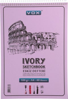 Vox Art Sketch Drawing Book A4 40 Sheets 100 gr | Best Price KSA ...