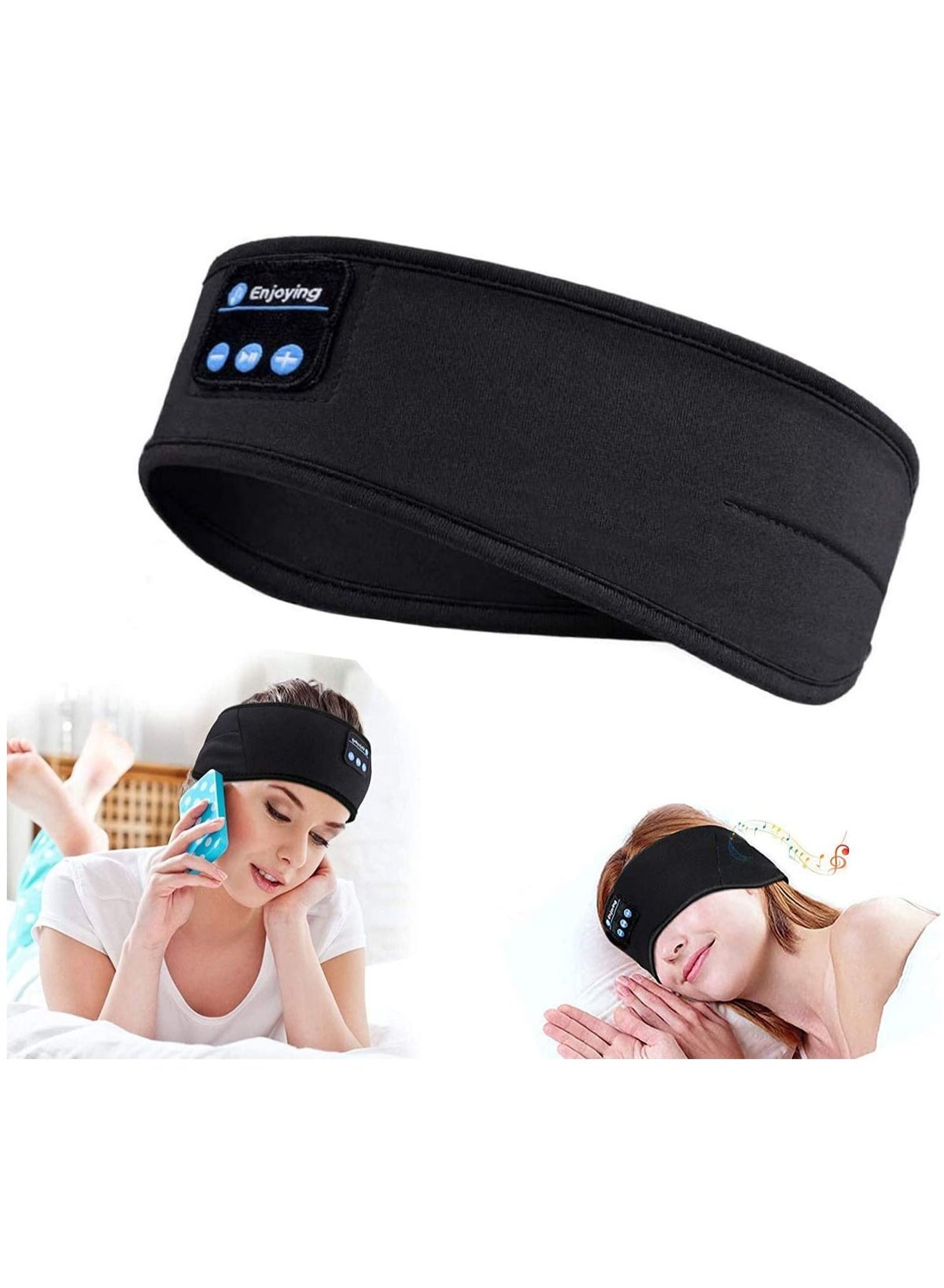 VKL Sleep Headphones Bluetooth Headband,Upgrage Soft Sleeping Wireless ...