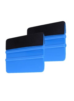 SYOSI Blue Vinyl Scraper 4 inch Felt Edge Squeegee for Vinyl Window ...