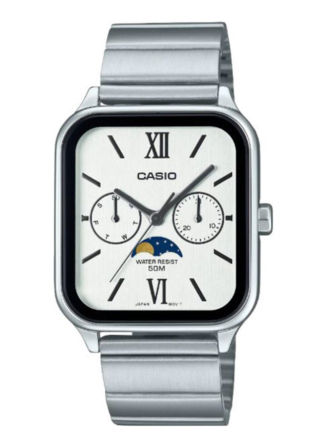CASIO Men's Analog Square Shape Resin Wrist Watch - MTP-M305D-7A2VDF ...
