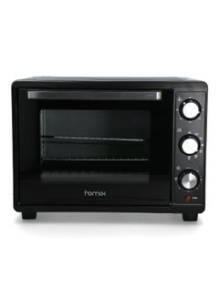 homix 1500W 220-240V Manual Control Plastic Toaster Oven Black 35 L TO ...