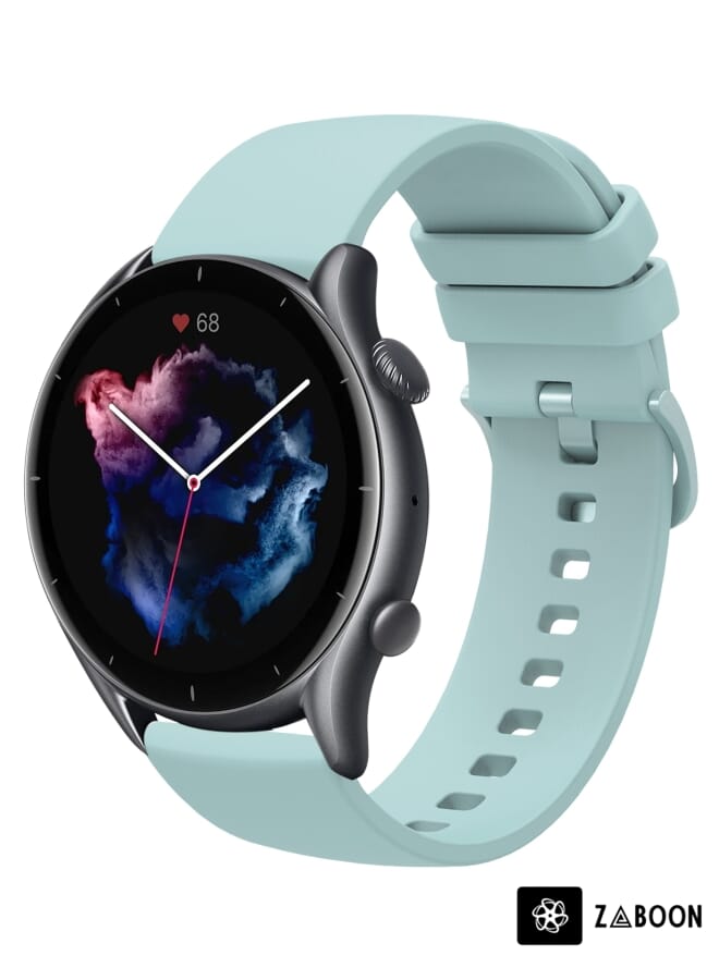 Zaboon Amazfit GTR 3 Pro 22mm Solid Color Soft Silicone Watch Band ...