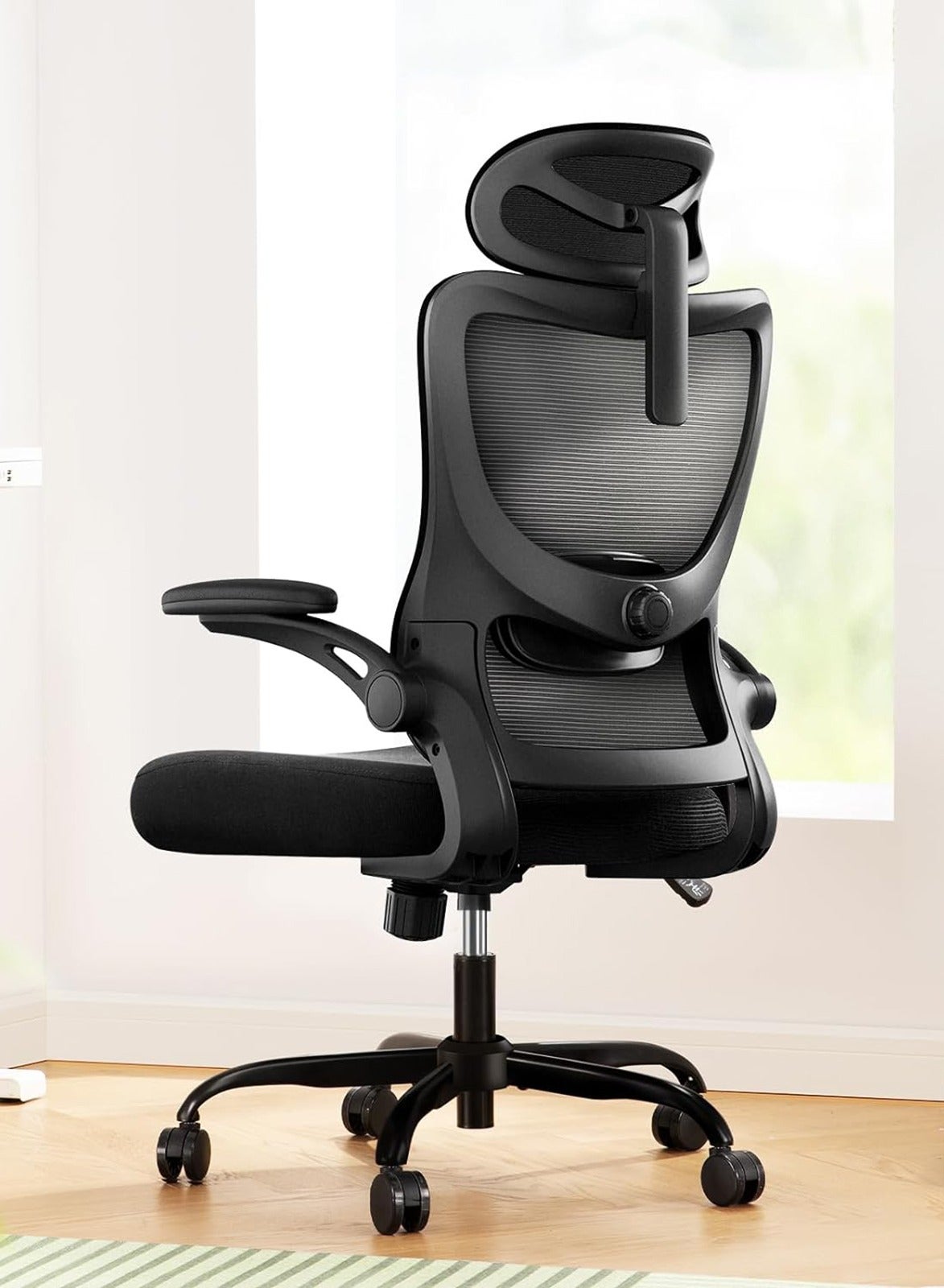CityRiya-Long Office Chair Computer Desk Chair Ergonomic Executive Mesh ...