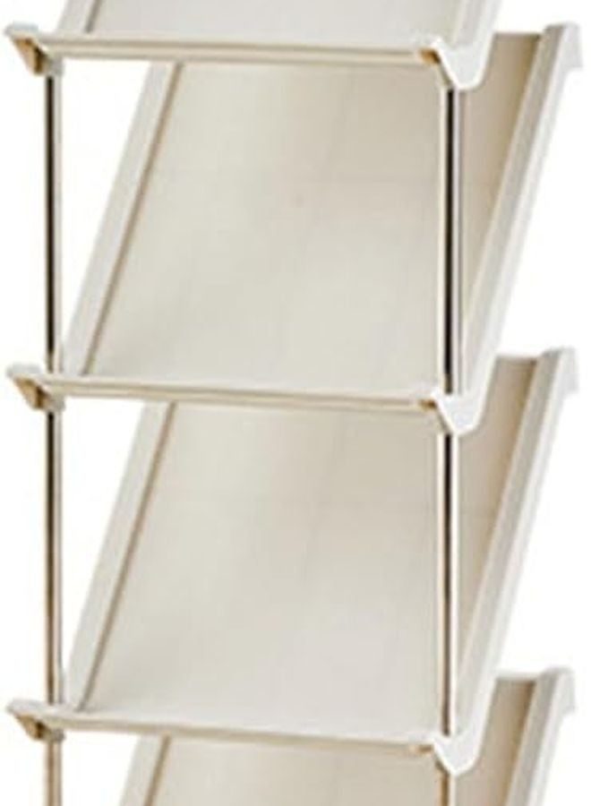 Generic Cream White Shoe Storage Cabinet Modern Multilayered Door Rack ...