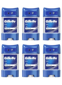 Gillette Gillette Arctic Ice Antiperspirant Deodorant Gel (70 ml x 6 ...