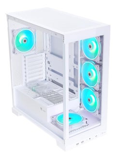 ASA ASA ULTRA Gaming PC Case, Front & Left Tempered Glass with 5 ARGB ...