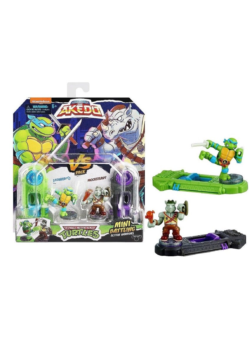 AKEDO Teenage Mutant Ninja Turtles Akedo Versus Pack Includes Tmnt Hero ...
