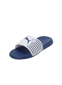 PUMA Puma unisex-adult Geo Clyde Royal-White Slide Sandal - 10 UK ...