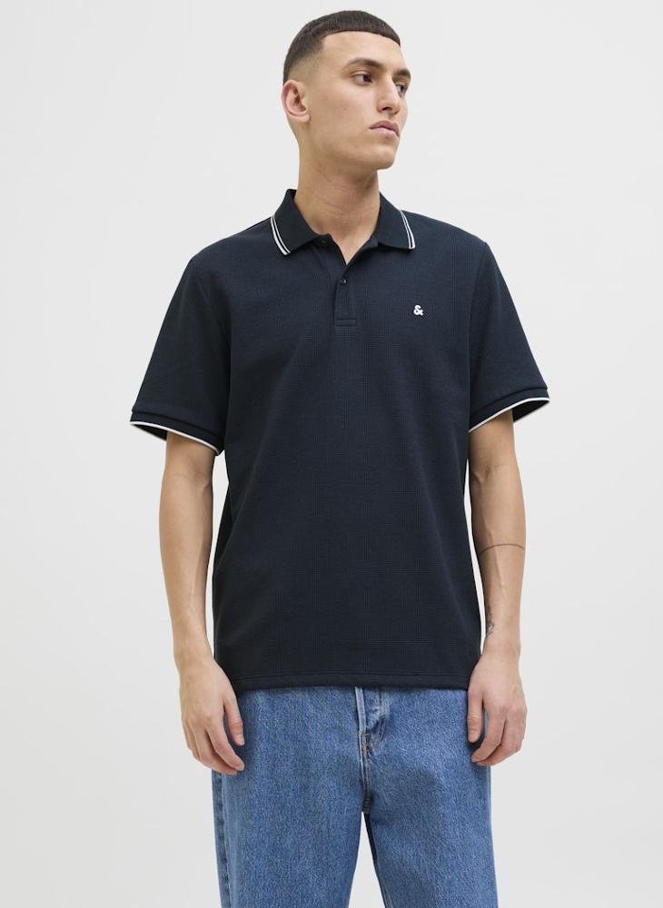JACK & JONES Slogan Regular Fit Polo | Best Price KSA | Riyadh, Jeddah