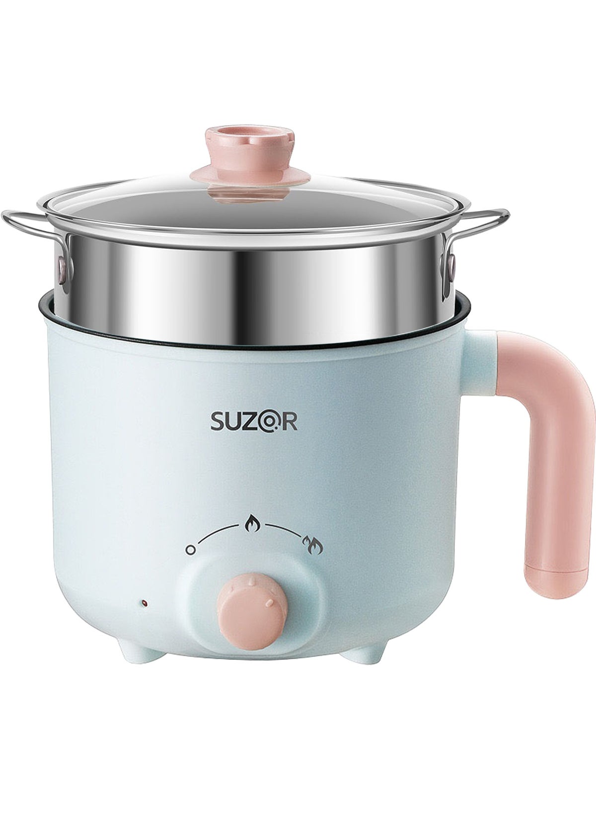 Uwals 1.8L Electric Hot Pot with Steamer and Temperature Control Non ...