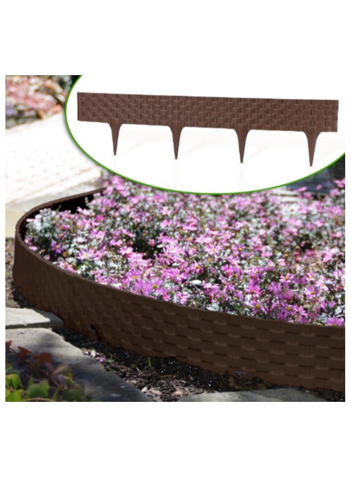 GardenPlast GardenPlast® RattanPalisade - Plastic Lawn Edge Garden ...