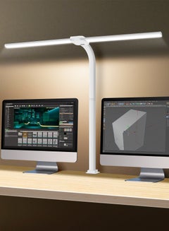 LOOPITYS LED Desk Lamp for Home Office, Double Head LED Desk Lamp with ...