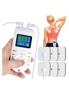 Generic Dual Channel TENS EMS Unit 12 Modes Muscle Stimulator for Pain ...
