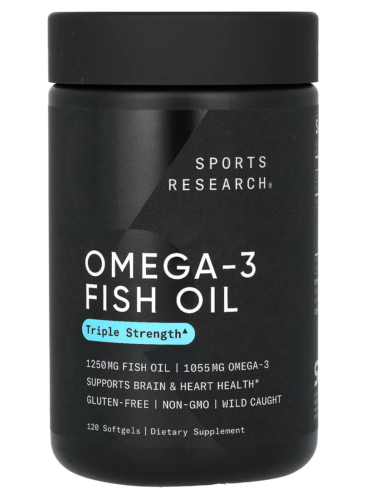 SPORTS RESEARCH Sports Research, Omega-3 Fish Oil, Triple Strength, 120 ...