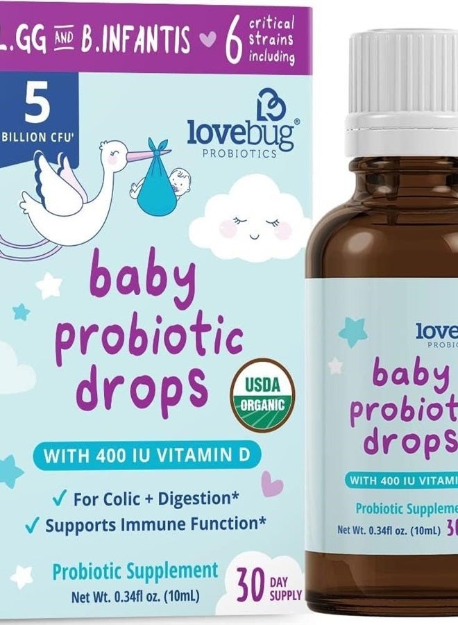 LoveBug Probiotics Lovebug Award Winning USDA Organic Probiotic for ...
