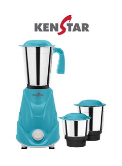 KENSTAR Mixer Grinder with Powerplus Hybrid Motor and 3 Multi Function Stainless Steel Jars 500W ...