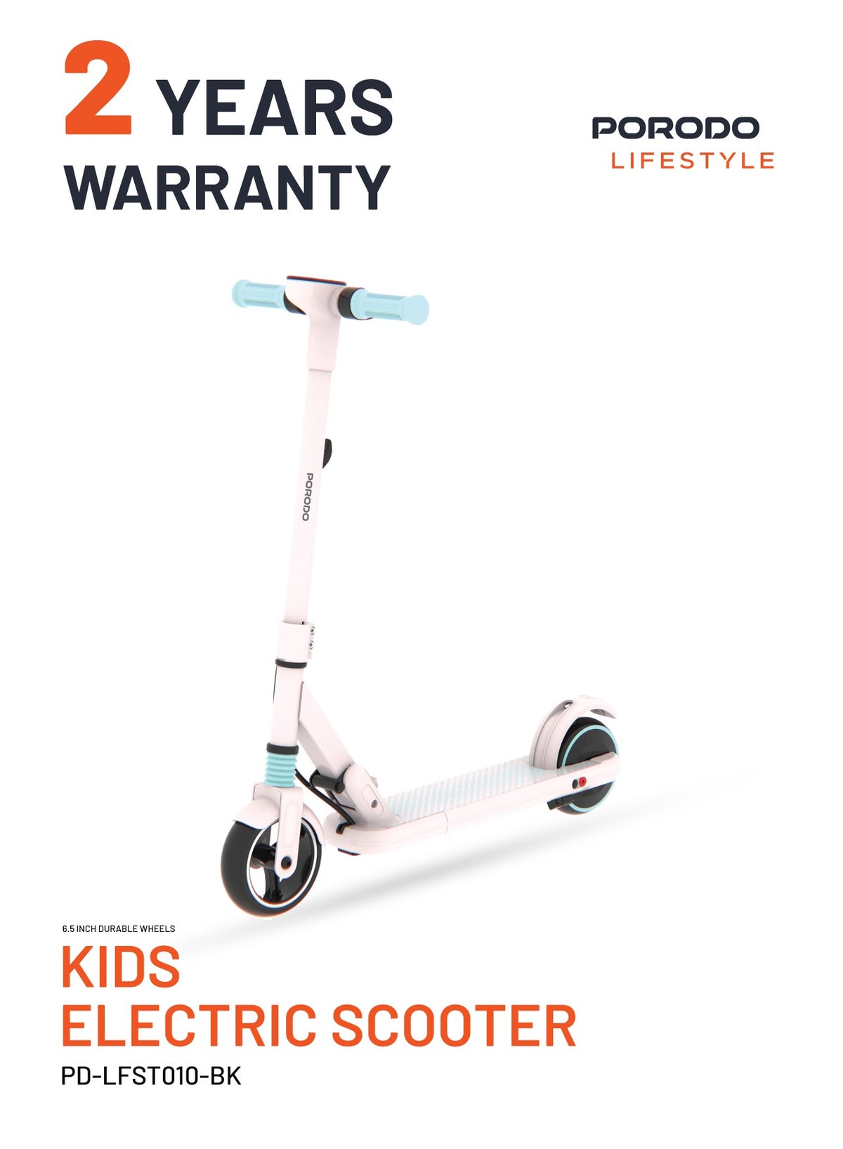 porodo Kids Electric Scooter / Shock Absorbers / Low Noise / Motor ...