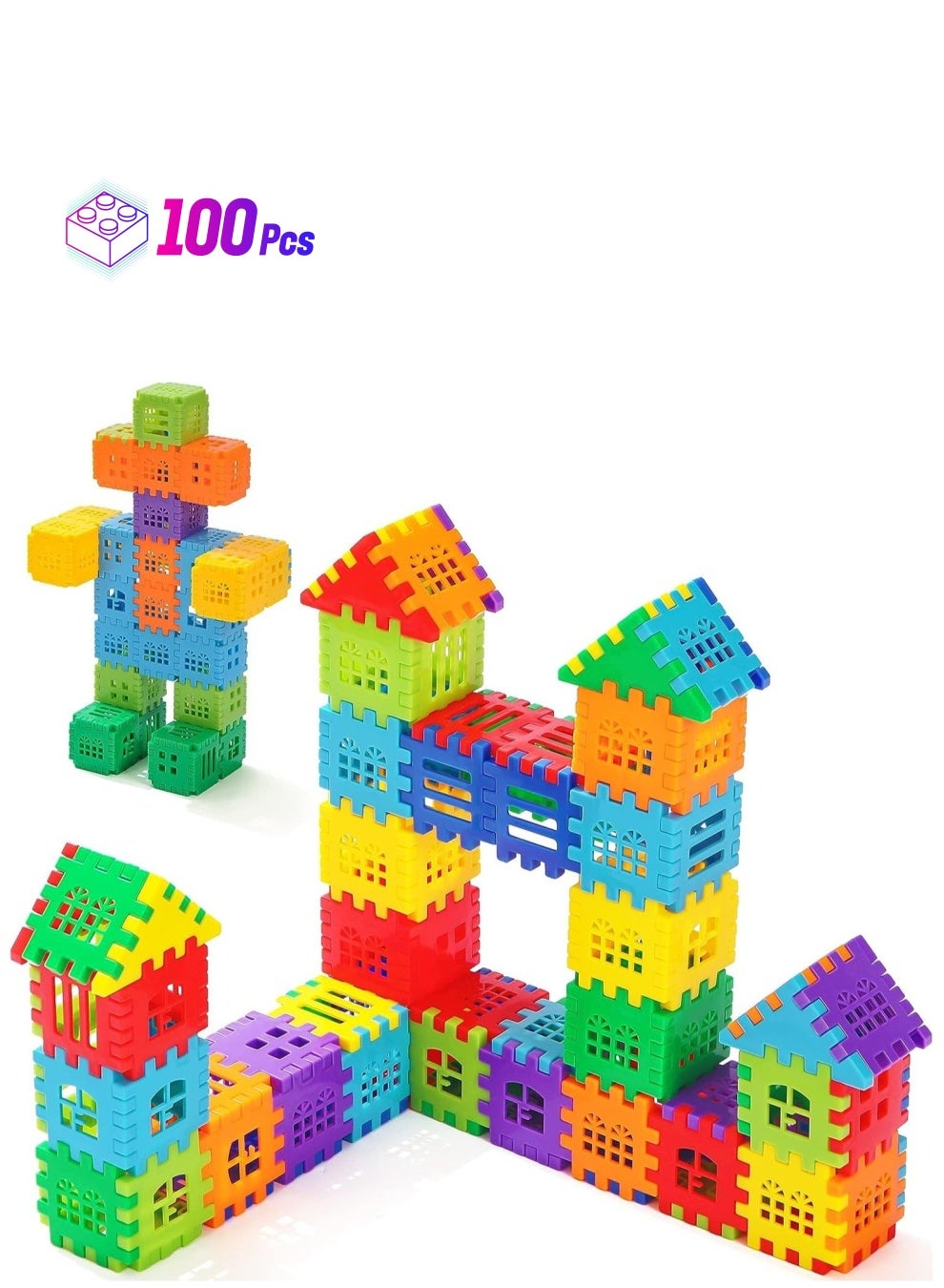 Generic Interlocking Building Blocks Toys for Kids - Toddlers Building ...