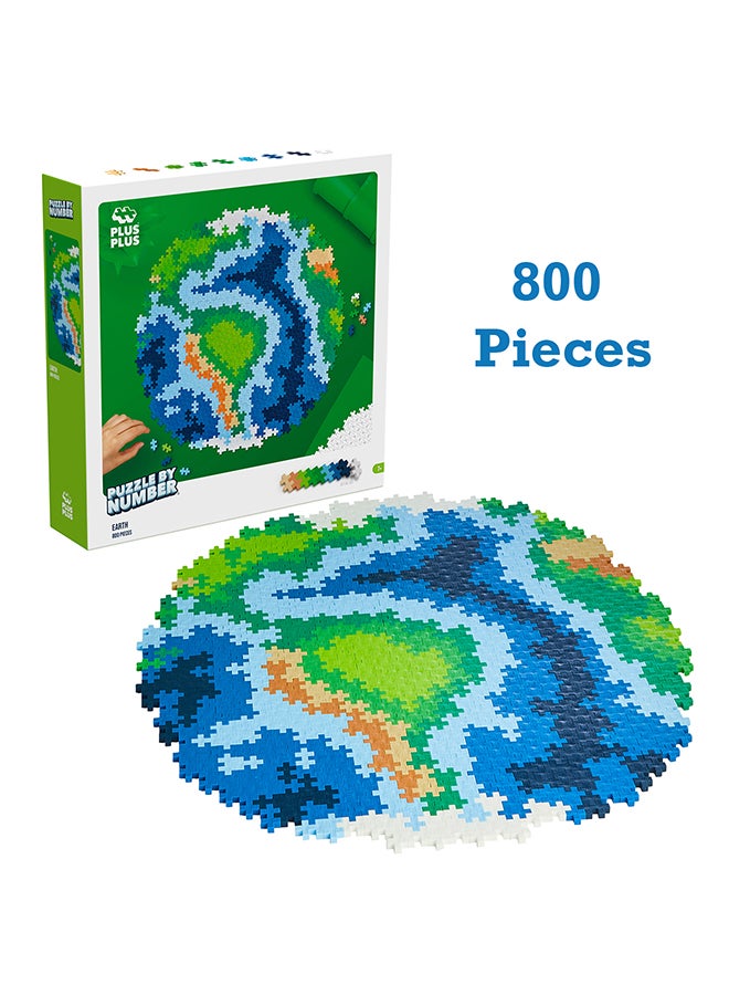 Plus-Plus Puzzle By Number, 800 Piece Mini Interlocking Hashtag Color ...