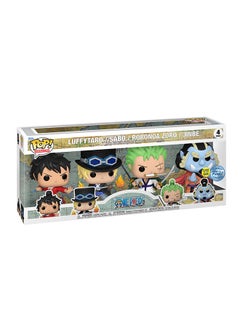 Funko Animation One Piece 4-Pack (GW)(Exc), Collectible Action Vinyl ...
