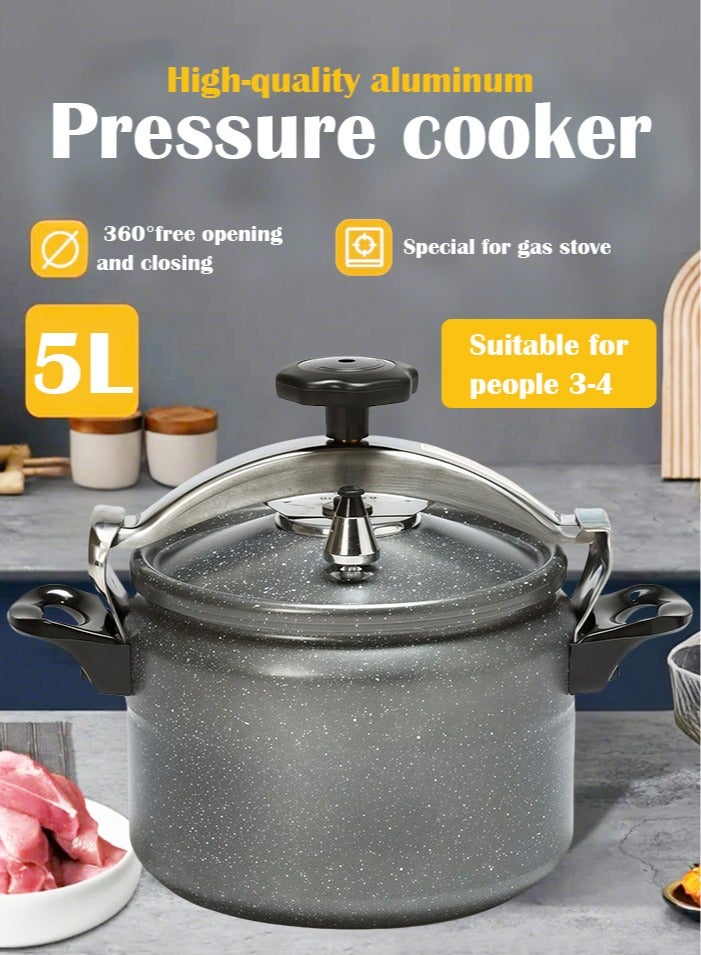 TORNADO 5 LitersLiters 5L Dark Grey Pressure Cooker | Granite Coating ...