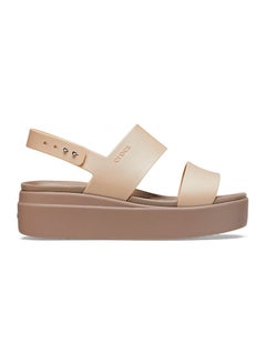 crocs Women Brooklyn Metallic Champagne Sandal UAE | Dubai, Abu Dhabi