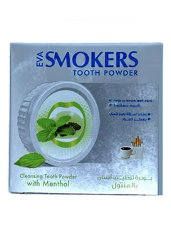 Eva Smokers Cleansing Tooth Powder With Menthol Remove teeth Stains And Freshens Mouth 40grams ...