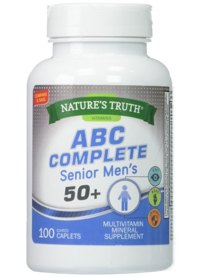Nature's Truth Senior Abc Complete Multivitamin For Men Over 50 Plus ...