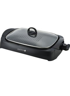 DOTS DOTS Electric Grill, 2000 Watts, Non-Stick Surface, Black,SMD-112 ...