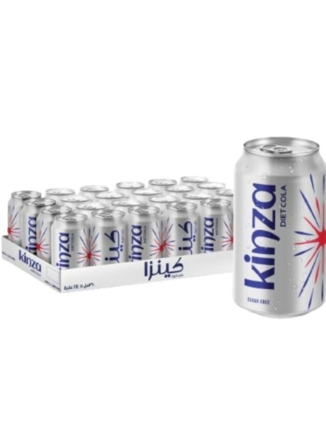 Kinza Cola Diet Soft Drink 24 x 360ml | Best Price KSA | Riyadh, Jeddah