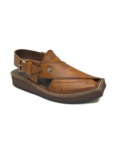Pakhtun Chappal Original Leather Peshawari Sandals Brown Kaptaan sole ...