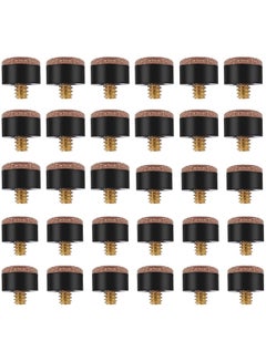 KASTWAVE Screw on Billiard Cue Tips, 12 mm/13 mm Hard Leather Billiard ...