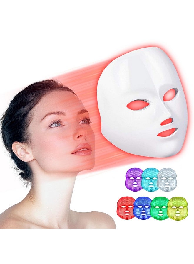Yahi Red Light Therapy Mask For Face, 7-1 Colors Led Facial Skin Care ...