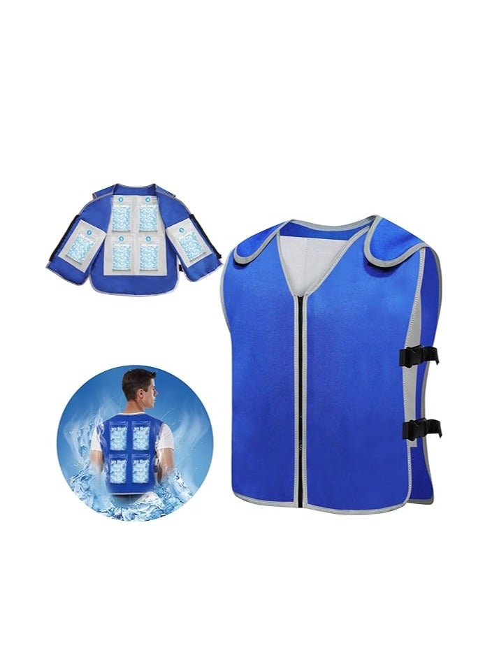 Generic Cooling Vest for Men and Women, Ice Cold Vest with 20 Ice Packs ...