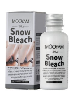 MOOYAM Snow Bleach Cream for Private Part Underarm Whitening Dark Spot ...
